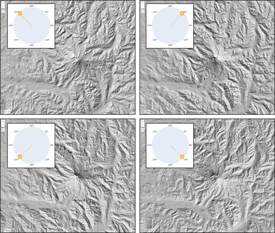 Hillshade and Variable Alpha Tools